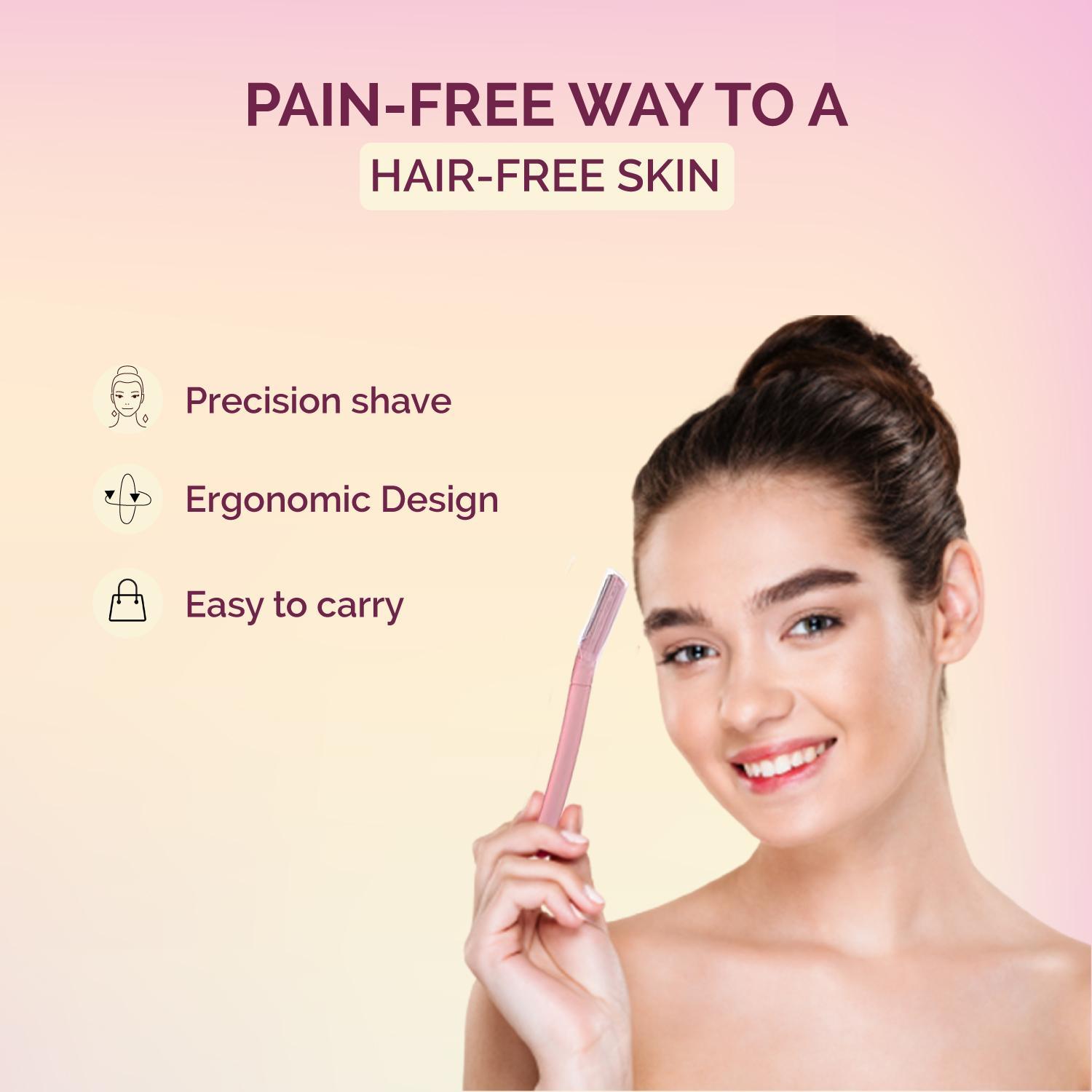 Senzicare Reusable Face Razor for Women Facial Hair- 3 Razors ...