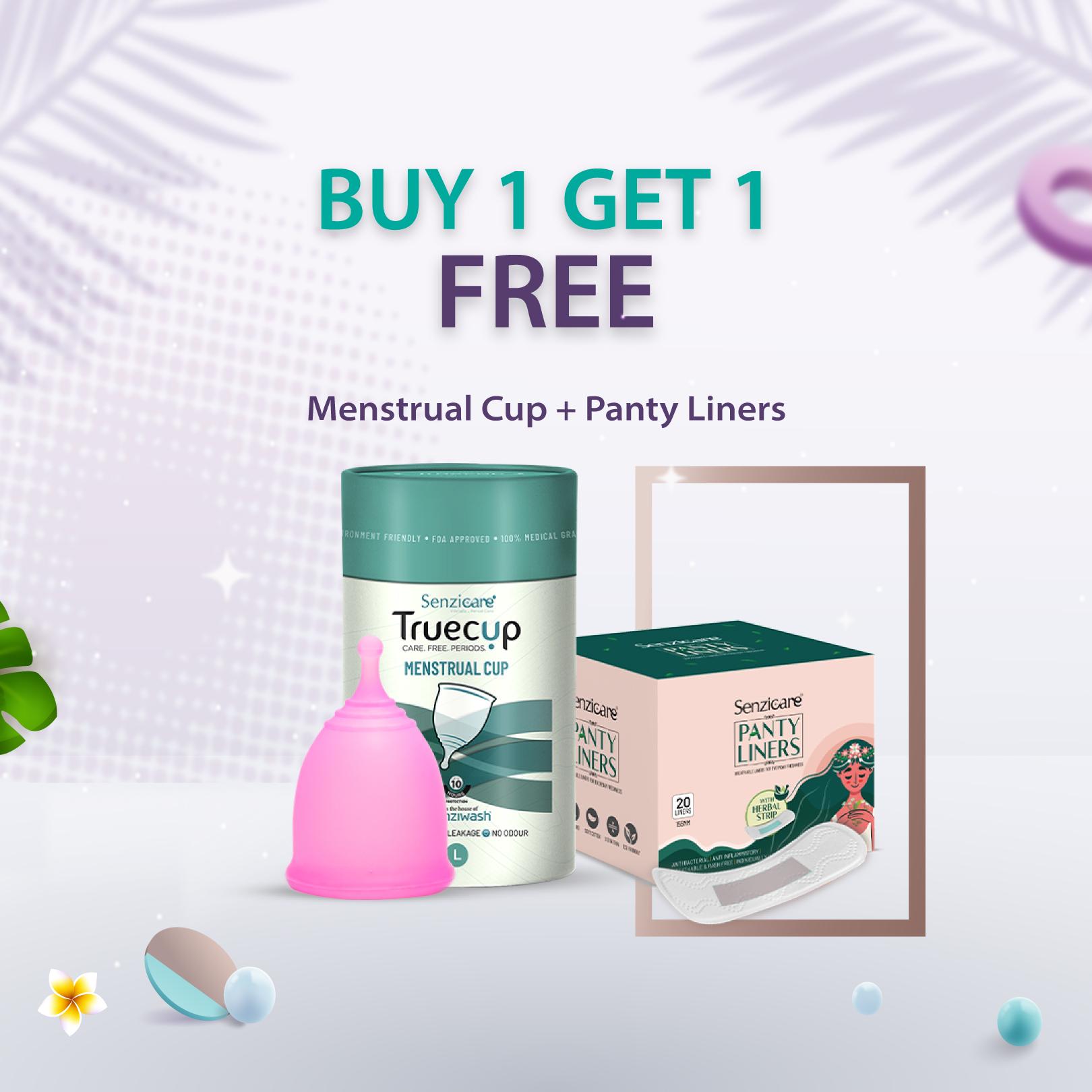 Menstrual Cup with Free Pantyliners | Senzicare