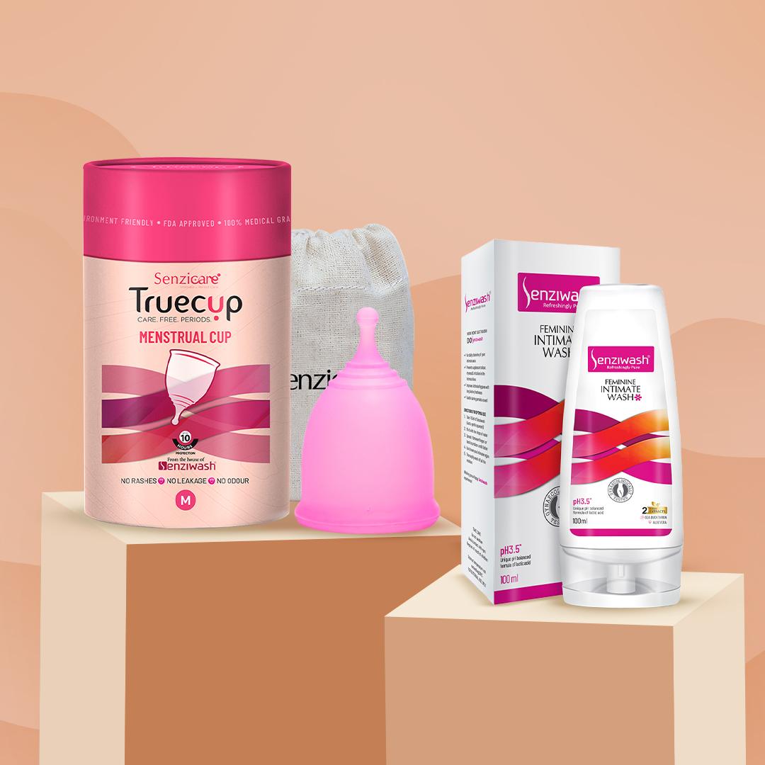 Truecup and Intimate Wash | Senzicare